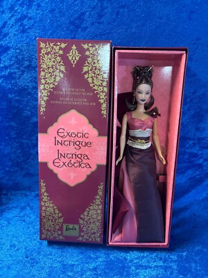 Rare New 2003 Exotic Intrigue Barbie Brunette #7975 | eBay