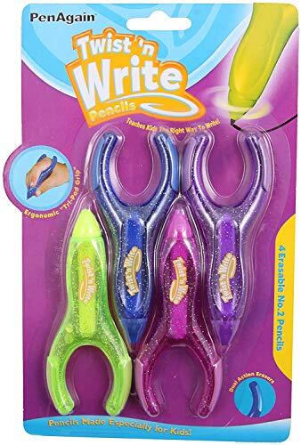 Penagain Twist 'n Write Pencil Assorted Colors 4 Count 00071 Bundle ...