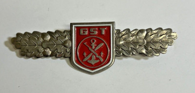 GST DDR East Germany INSIGNIA Pin SHIELD Crest pin-back with Case | eBay