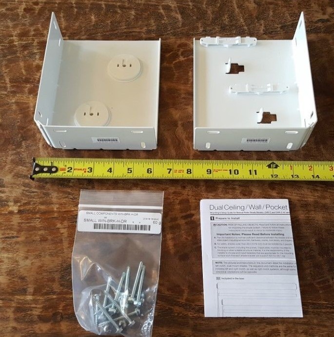 Lutron Dual Ceiling Pocket Mount Bracket Kit With Instructions CHR-C ...