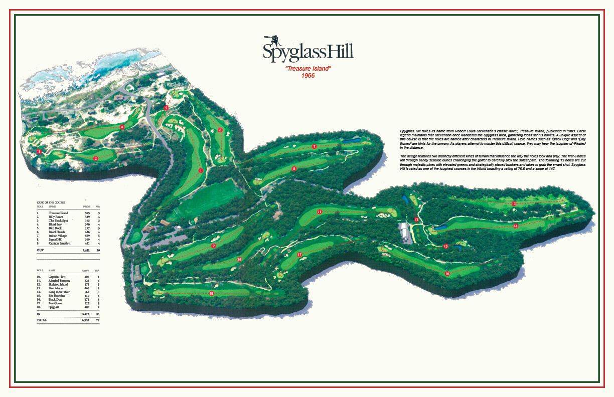 Spyglass Hill Golf Course 1966 - Robt Trent Jones Snr ...