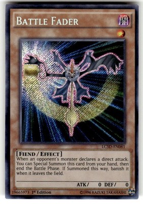 Battle Fader LC5D-EN061 Legendary Collection 5D's 1st Edition NM Secret ...