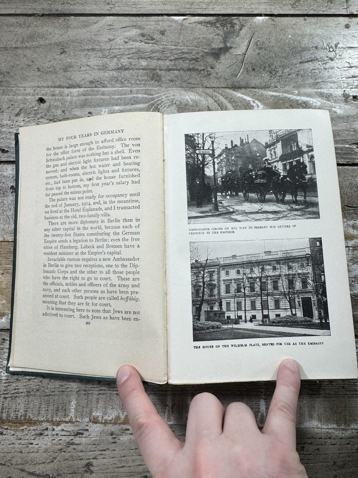 1917 Antique Travel Book “My Four Years in Germany” Illustrated | eBay