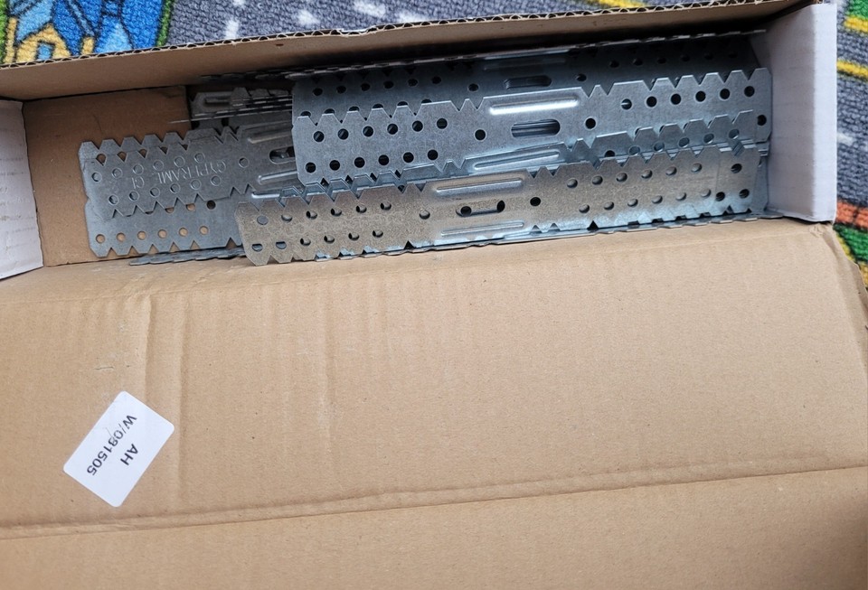 Drylining Bracket GL2 195mm Partitioning Bracket for Drywall and ...