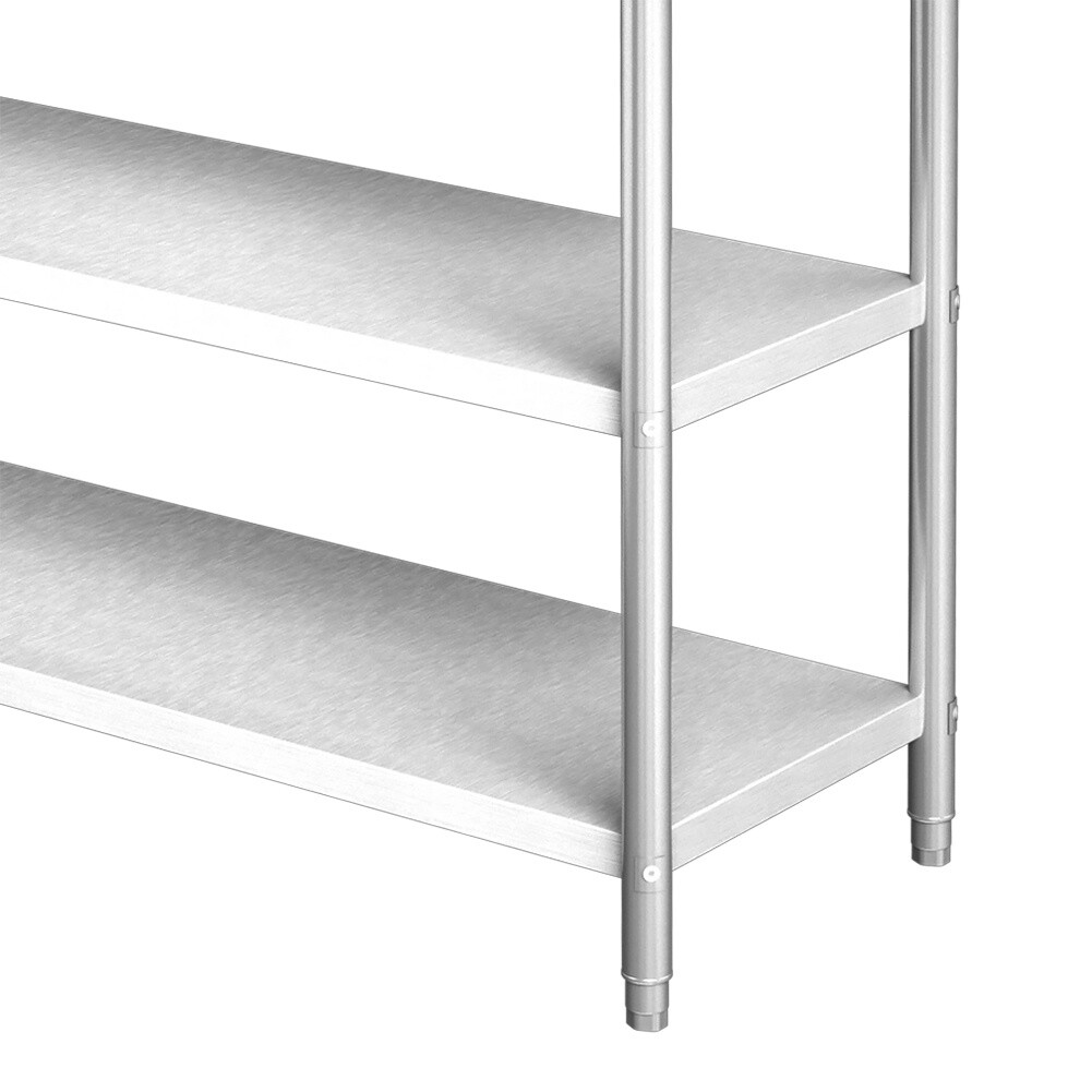 Stainless Steel Plate Shelf 4/5 Tier Catering Kitchen Storage Racking ...