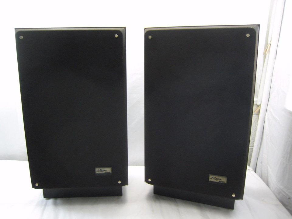 Vintage Zenith Allegro Model 3000 Retro Stereo 2-Way Speaker Set AS-IS ...