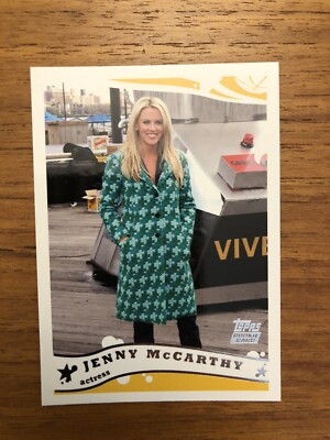 2005-06 Topps Basketball Card Jenny McCarthy #253 NRMT | eBay