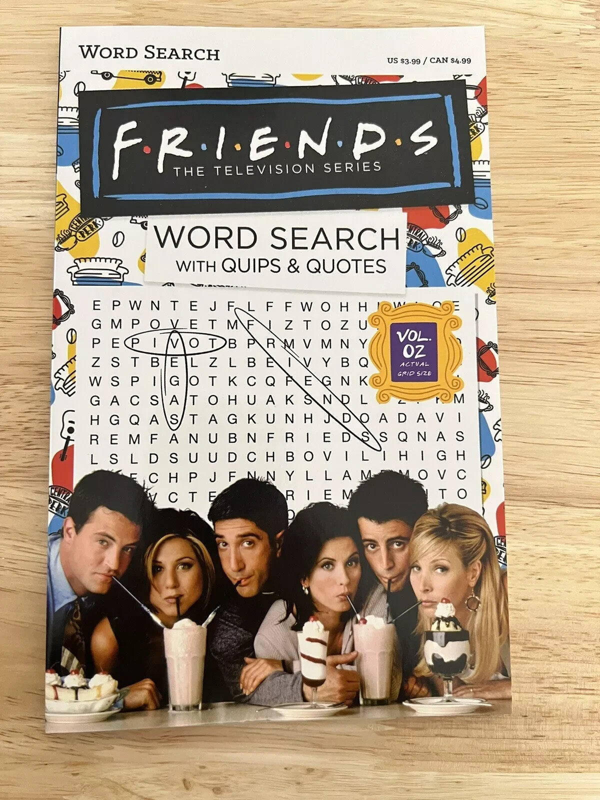 Friends The Television Series Word Search With Quips & Quotes Volume 1 ...