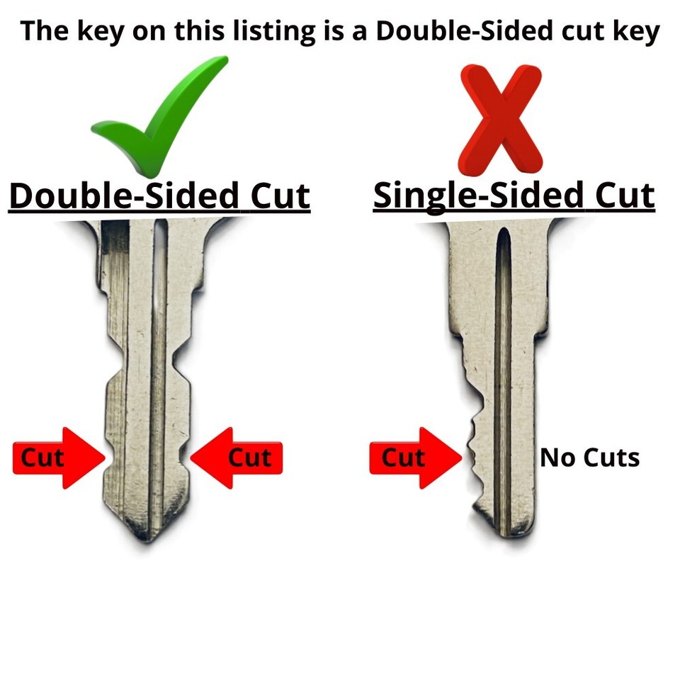 LEER Truck Cap Keys Topper Tonneau Cover Replacement Key Cut by Code ...