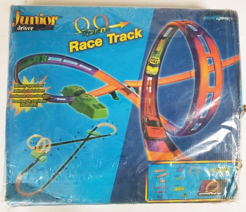 JUNIOR DRIVER battery operated 7,25m RACE TRACK w upside down speed ...