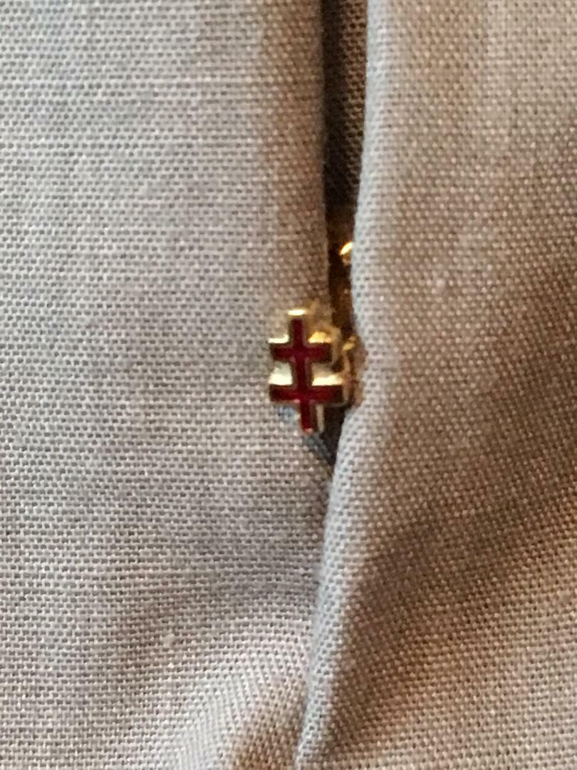 Small Scottish Rites Double Cross 33 Degree Knights Templar Tac Pin ...