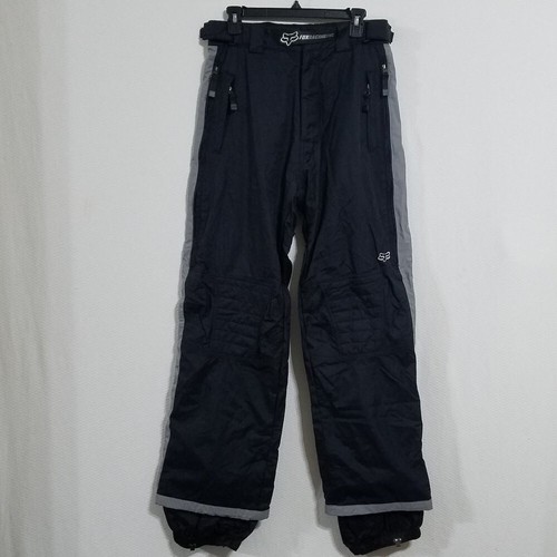 FOX Racing Mens Medium Black Ski Snow Winter Pants Snowboard Winter ...