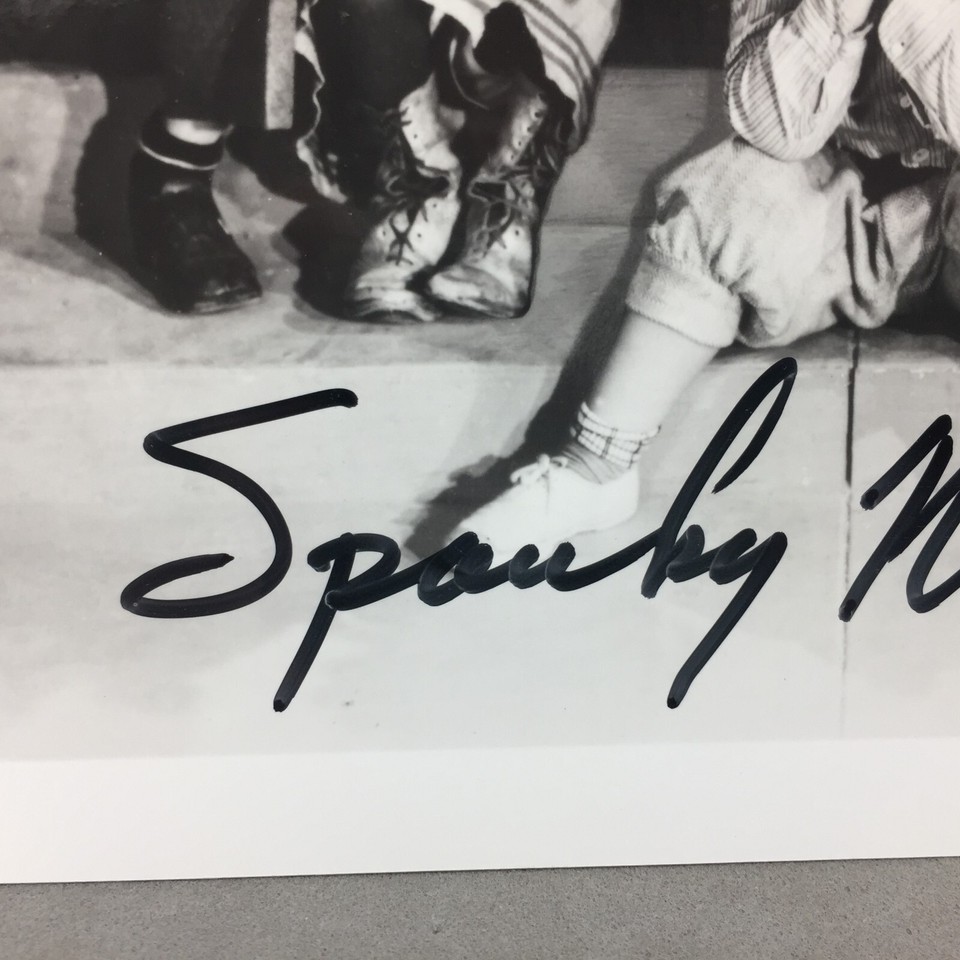Spanky McFarland Little Rascals Child Star Autographed Photo 7x5" Black ...