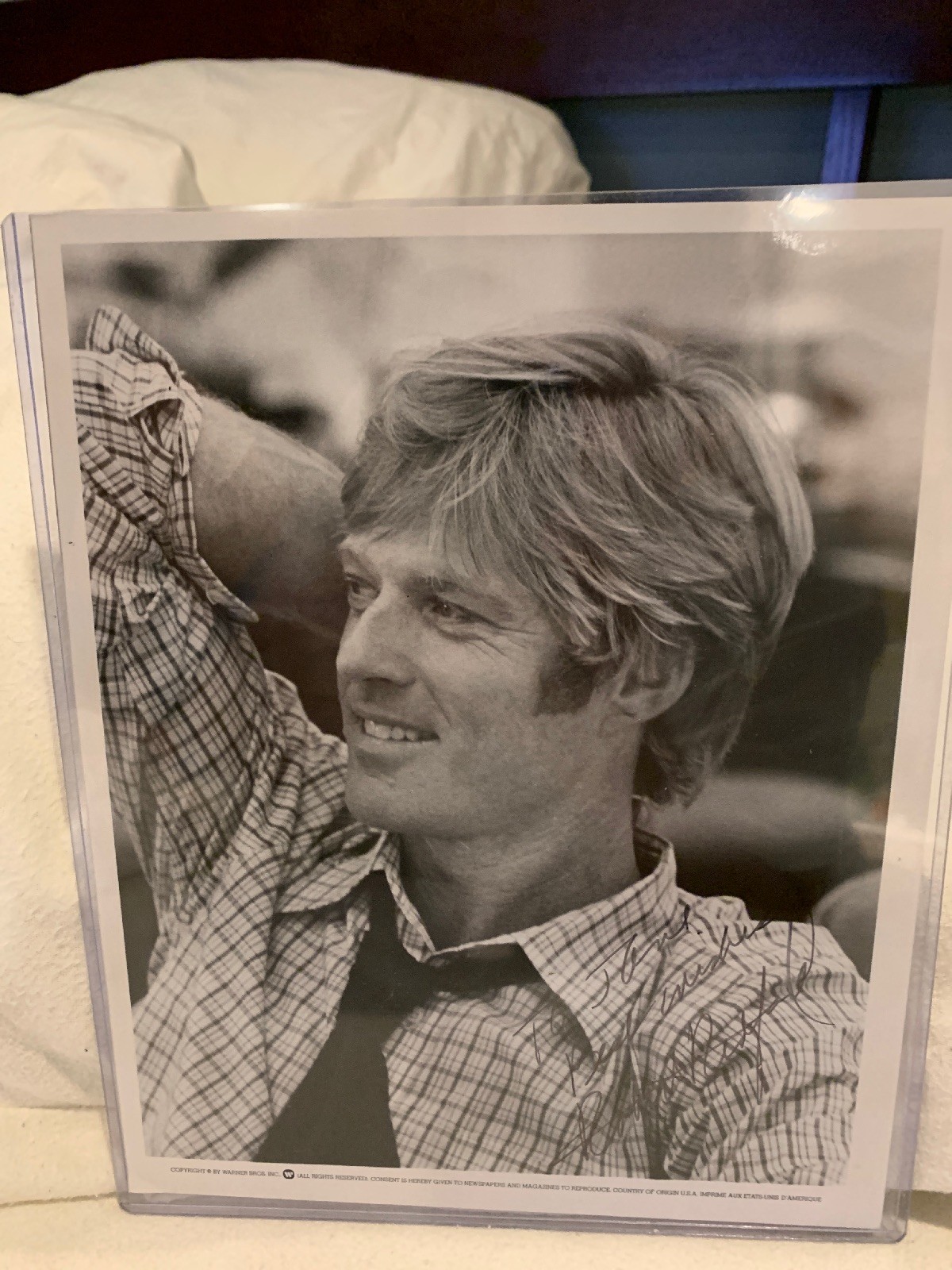 ACTOR Robert Redford autograph, signed vintage photo PSA Guaranteed In ...