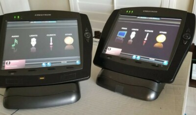 CRESTRON TPMC-8X TOUCH PANEL WITH DOCKING STATION CHARGER ADAPTER NEW ...