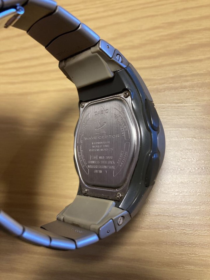 Casio Wave-Ceptor Wva-3000 Digital-Analog Quartz Men Vintage 316161700 ...