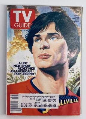 TV Guide Magazine December 8 2001 Tom Welling as Clark NY Metro Ed. | eBay