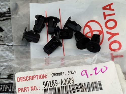 8x Genuine Toyota Scion1994-2020 Rocker Molding Grommet 90189-A0008 | eBay
