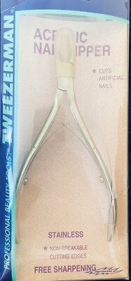 Tweezerman Acrylic Nail Nipper * Cuts Artificial Nails - Packaging Is ...