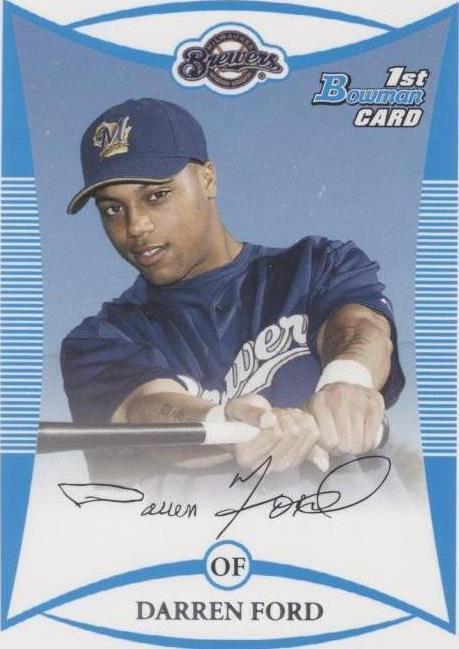 2008 Bowman - Prospects Darren Ford #BP3 (RC) for sale online | eBay