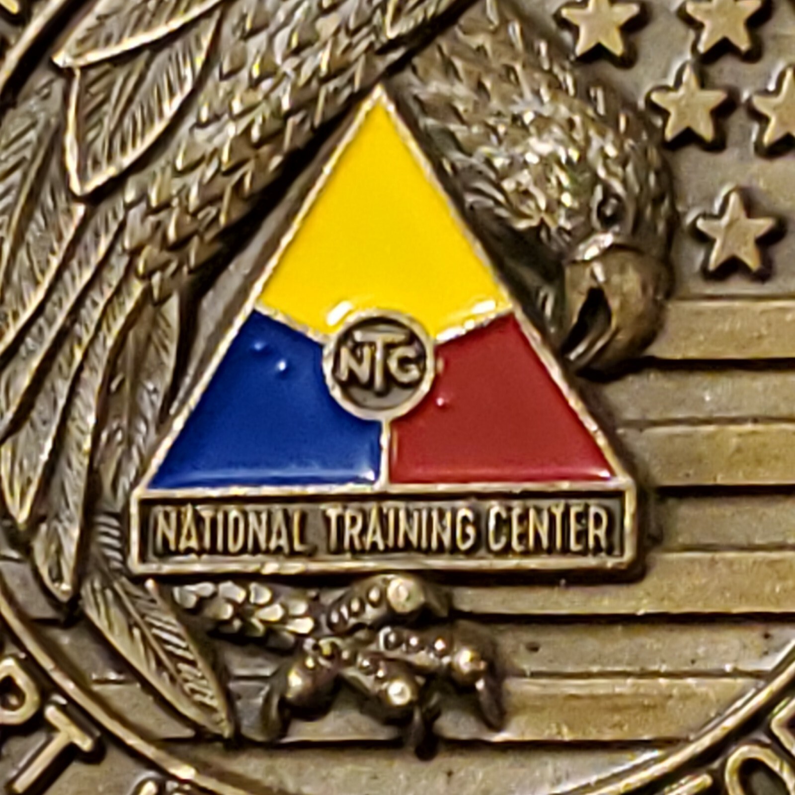 NATIONAL TRAINING CENTER FORT IRWIN CALIFORNIA CHALLENGE COIN! MARCH 15 ...
