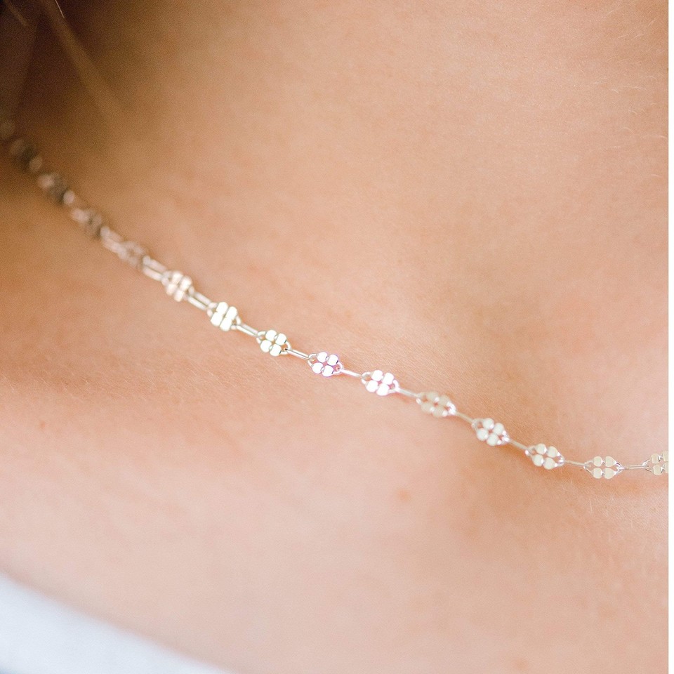 Sterling Silver Chain Necklace, Layered Necklaces For Women, Layering ...