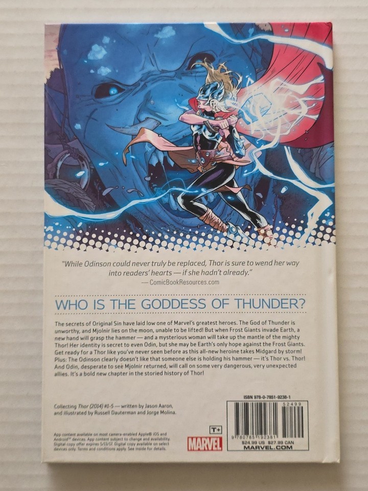 The Mighty Thor & Thor The Goddess Of Thunder (Hard Cover Books ...