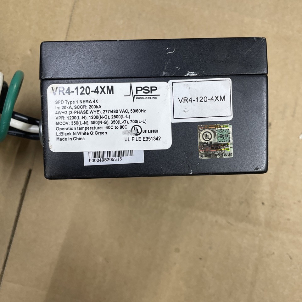 Vortexx Series R VR1-120-4XM Generator Transfer Switch Surge Protector SEE PICS | eBay