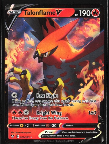 Pokemon Talonflame V 029/185 Vivid Voltage Ultra Rare Holo NM | eBay