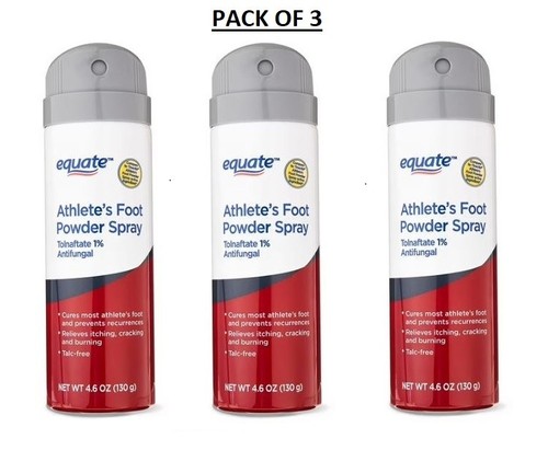 Equate Athlete'S Foot Antifungal Powder Spray Tolnaftate 1% 4.6 Oz USA ...