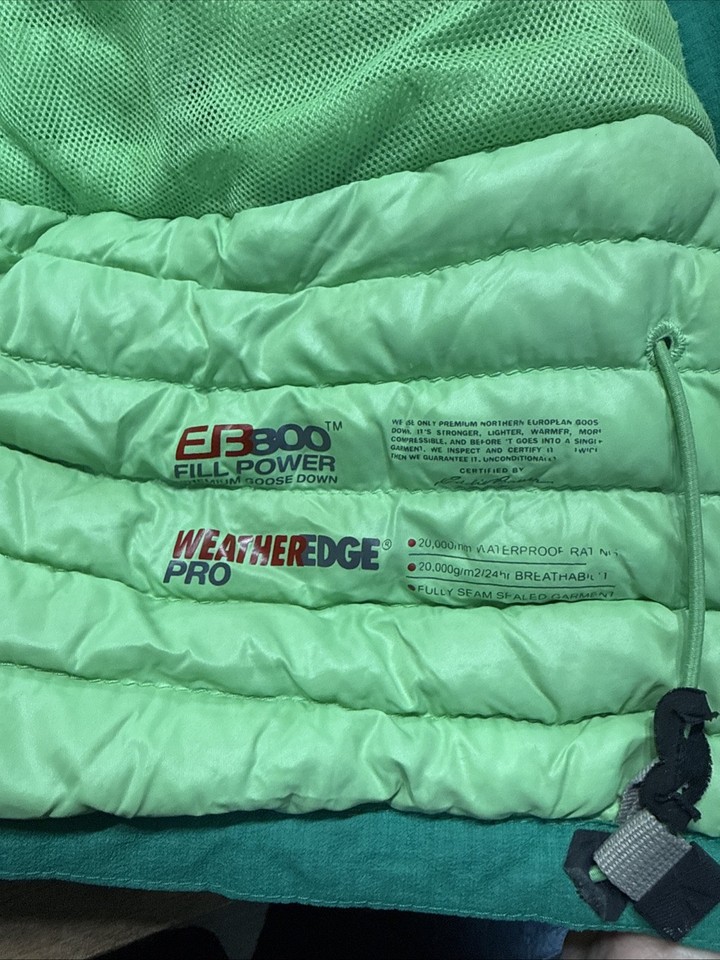 Eddie Bauer Women's Medium Puffer Jacket EB 800 Down First Ascent ...