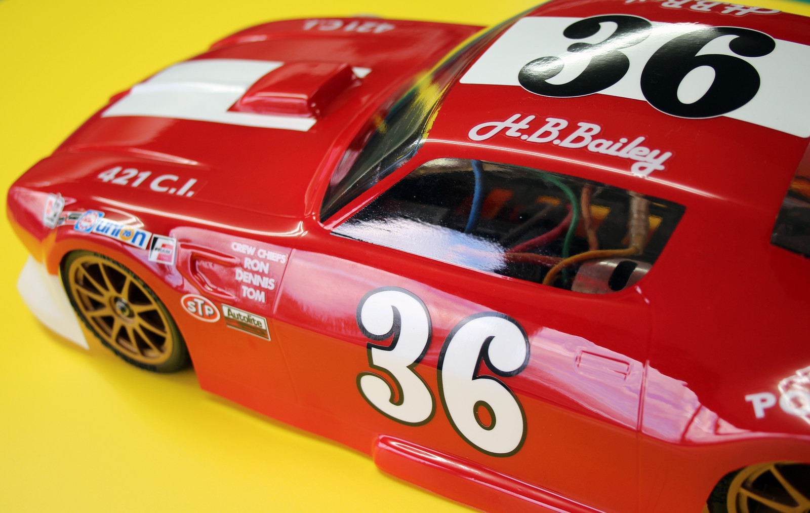 10th scale RC Vintage Nascar 'H.B.Bailey' Decals Stickers to fit ...