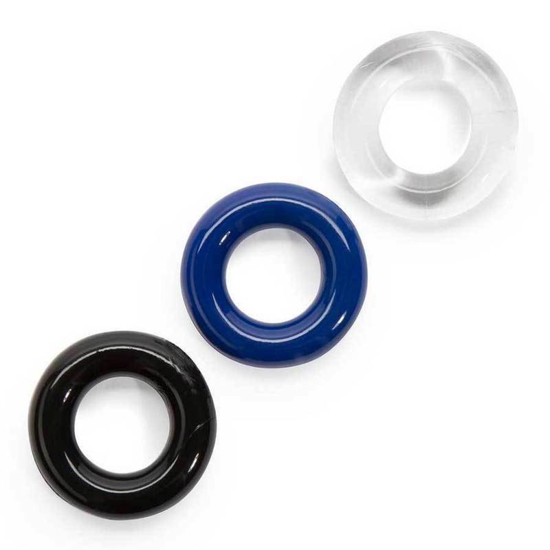 Cock Ring Stay Hard Penis Enhancer 3 Pack Erectile Dysfunction Sex Toy ...