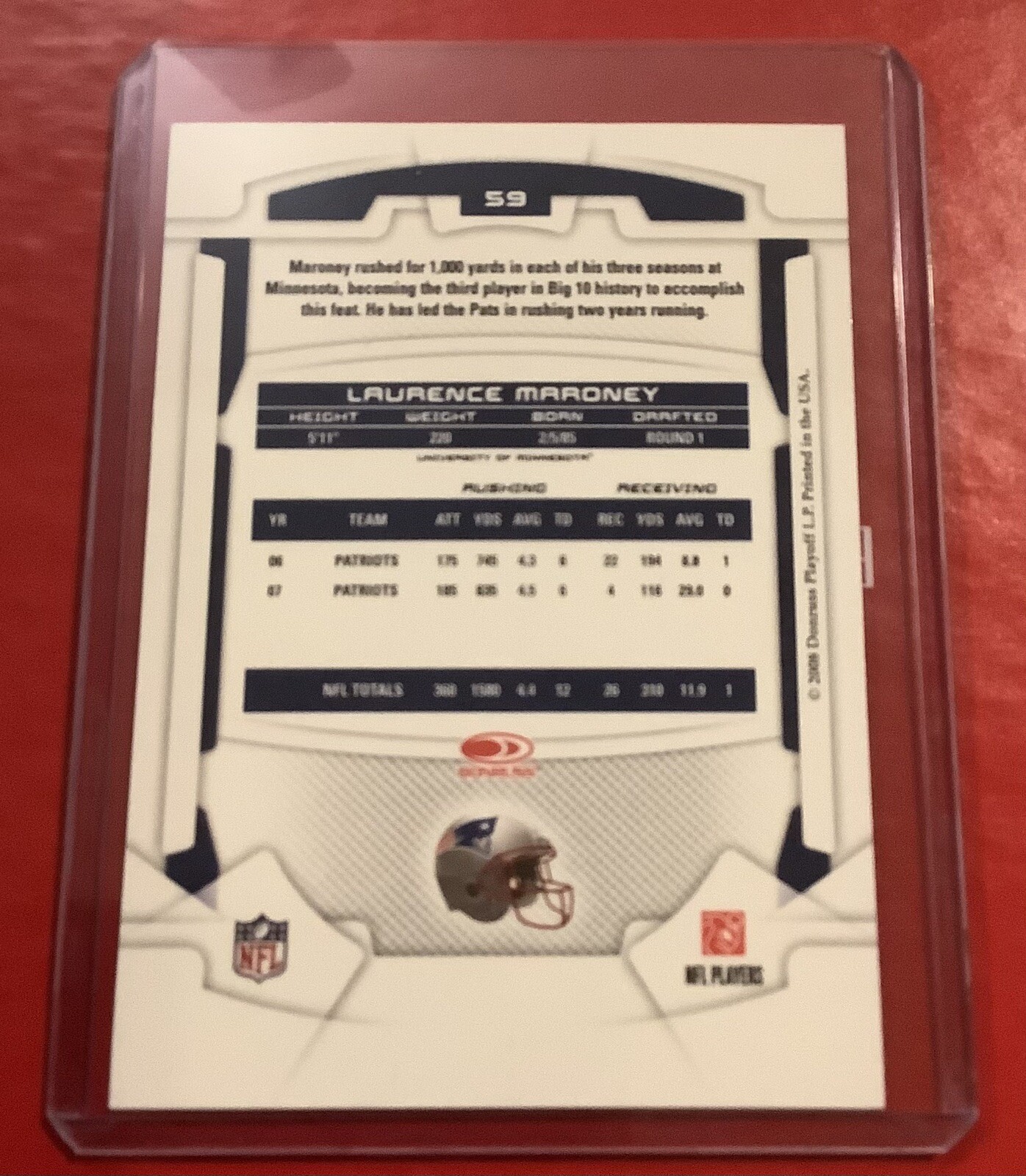 2008 Leaf Rookies & Stars Laurence Maroney Card #59 | eBay