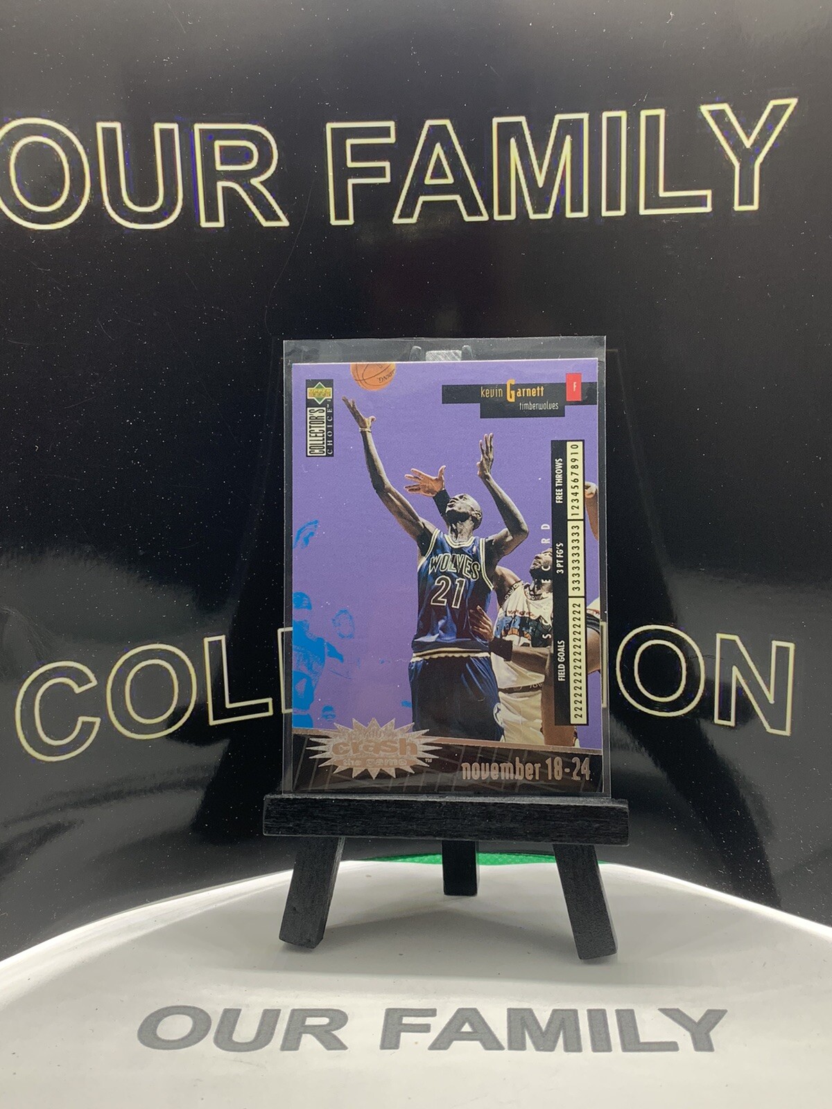 1996 Upper Deck Collectora Choice You Crash The Game Kevin Garnett ...