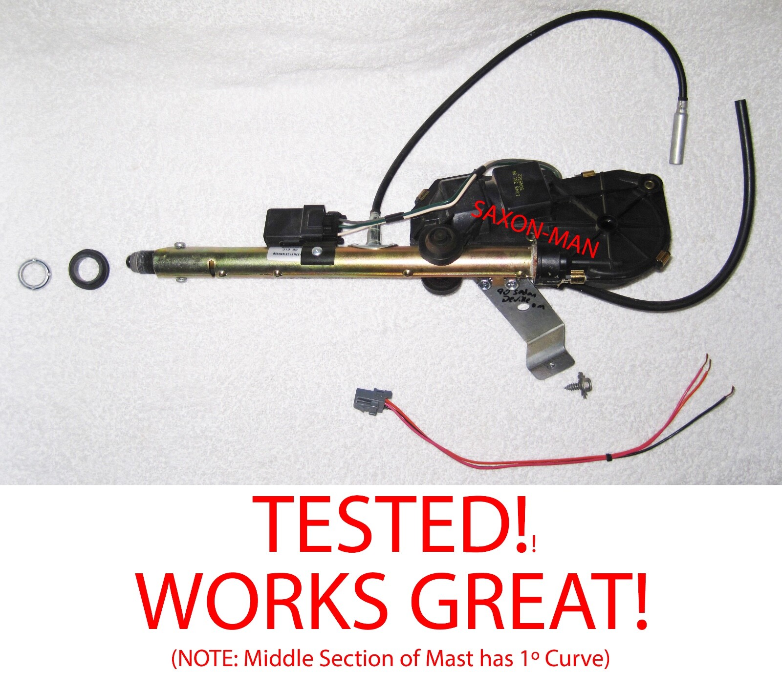 88-90 Cadillac Deville Fleetwood OEM Power Antenna 22086084 ~ TESTED ...