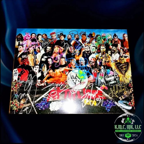 *WWE/WWF ATTITUDE ERA ROSTER AUTOGRAPHED & SIGNED BY STONE COLD STEVE ...