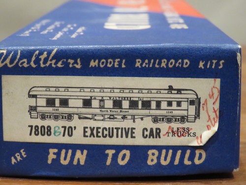 Walthers HO Scale 7808 Executive Car Wood/Metal Kit - | eBay