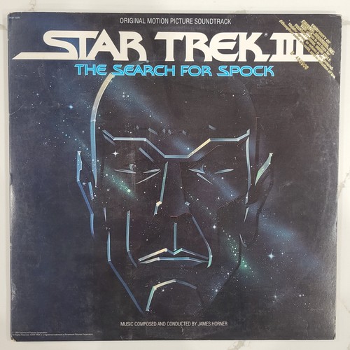 Star Trek III: The Search For Spock Original Soundtrack Vinyl LP - SKBK ...
