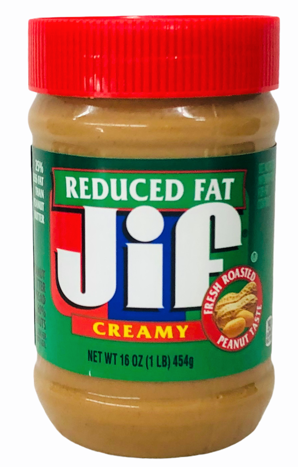 JIF Reduced Fat Creamy Peanut Butter 16 oz | eBay