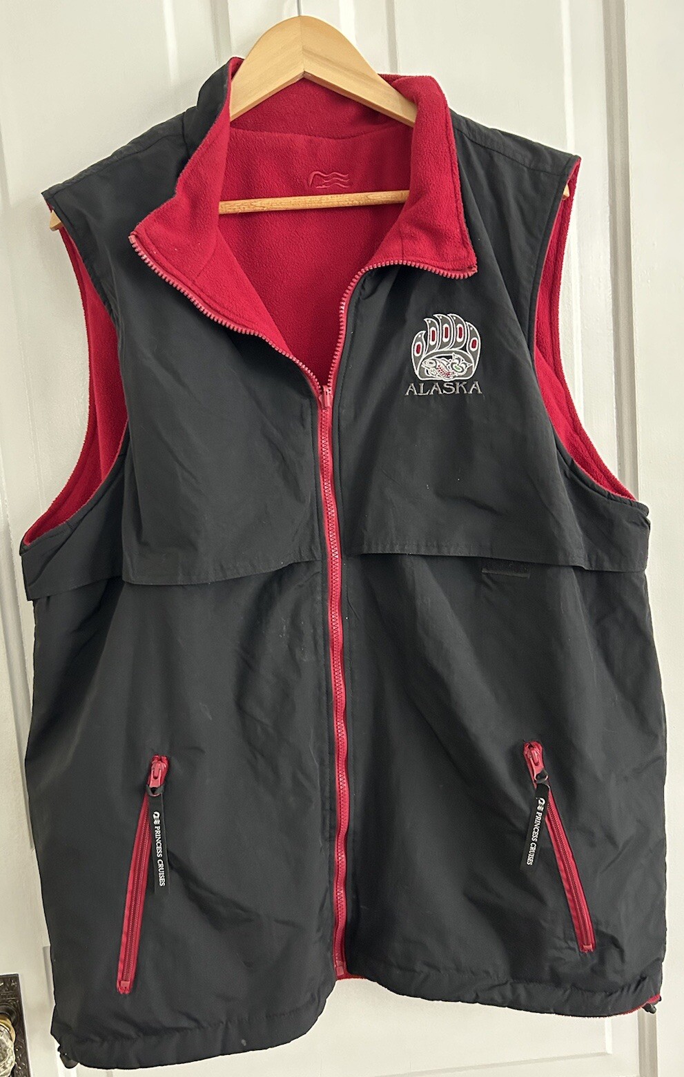 Princess Cruises Alaska Reversible Sleeveless Jacket Size XXL Nylon ...
