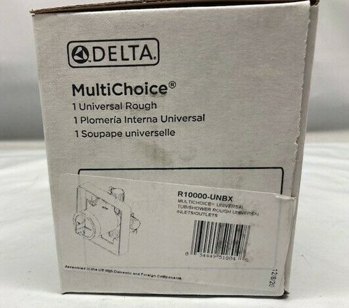 Delta MultiChoice Universal Valve for Shower and Bath ‎R10000-UNBX ...