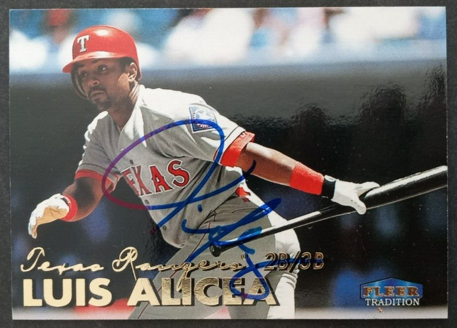 1999 Fleer SIGNED: Luis Alicea, RANGERS #340 | eBay