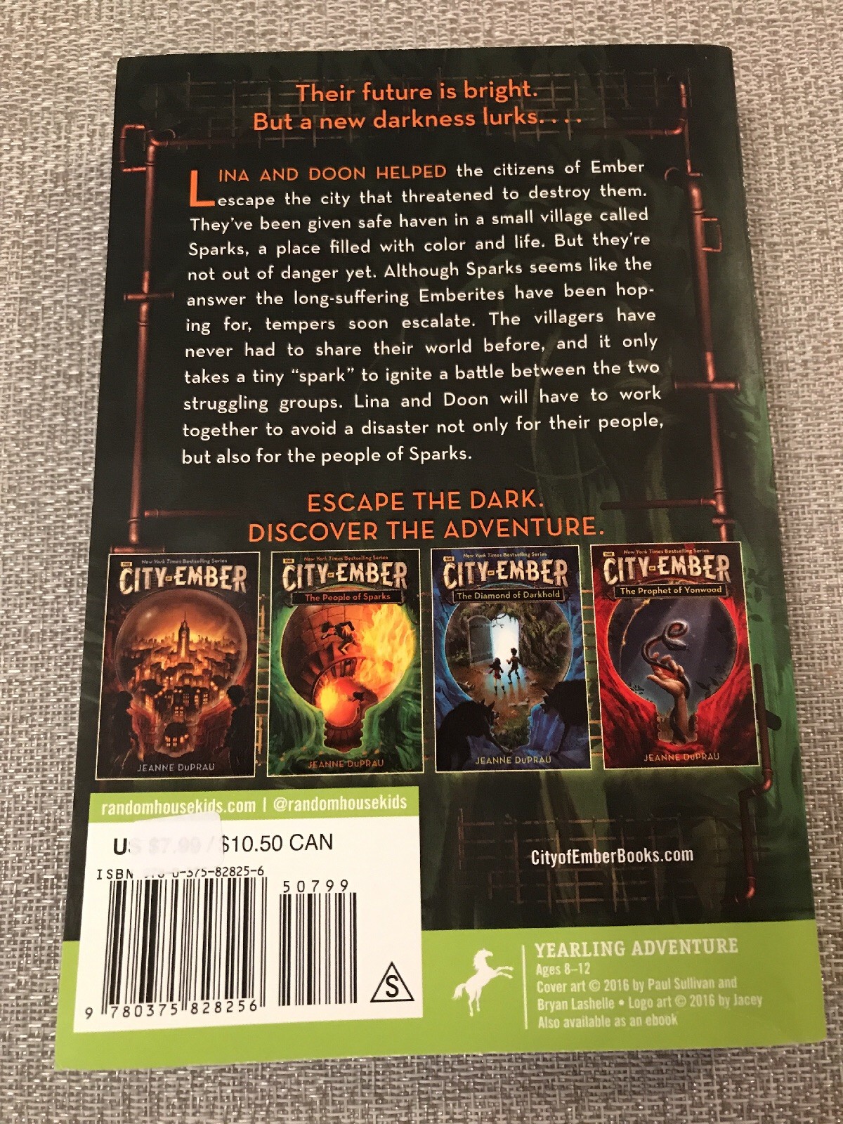 The City of Ember Ser.: The People of Sparks by Jeanne DuPrau (2005 ...