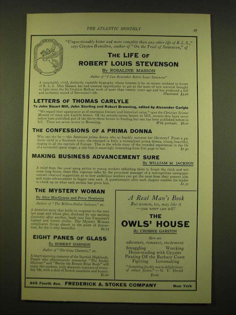 1924 Frederick A. Stokes Company Ad - Unquestionably better and more ...