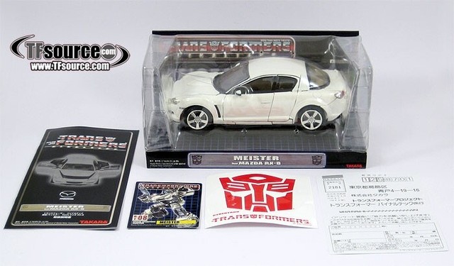 Takara Transformers Bt-08 Binaltech Meister Jazz MAZDA Rx8 for sale ...