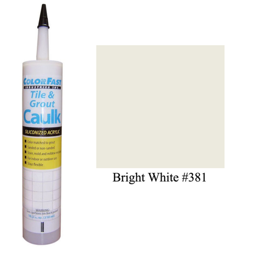 Colored Caulk to Match Custom Building Products Grout Color - Sanded or ...