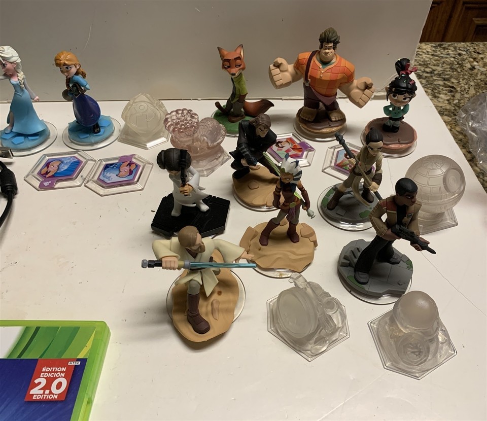 Disney Infinity Characters Lot Xbox 360 Figures Discs Toys to Life | eBay