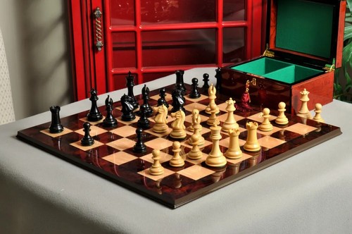 The Centurion Series Chess Set, Box, & Board Combination - 4.0" King ...