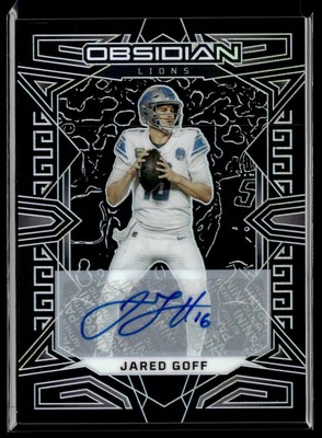 2023 Panini Obsidian Jared Goff Auto Detroit Lions #35 | eBay